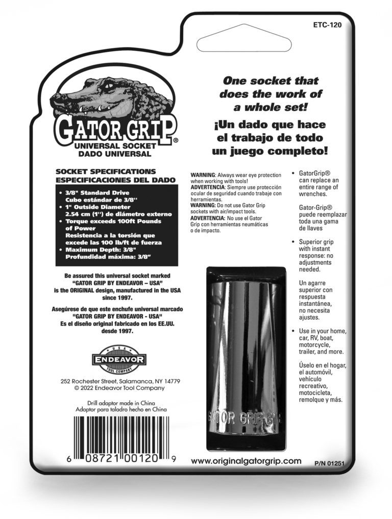 Gator-Grip® Universal Socket - Original Gator-Grip®